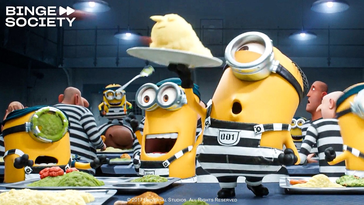 Despicable Me 3 (2017): The Minions Run the Prison Full Scene - YouTube