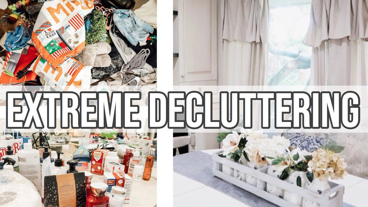 EXTREME DECLUTTERING - YouTube