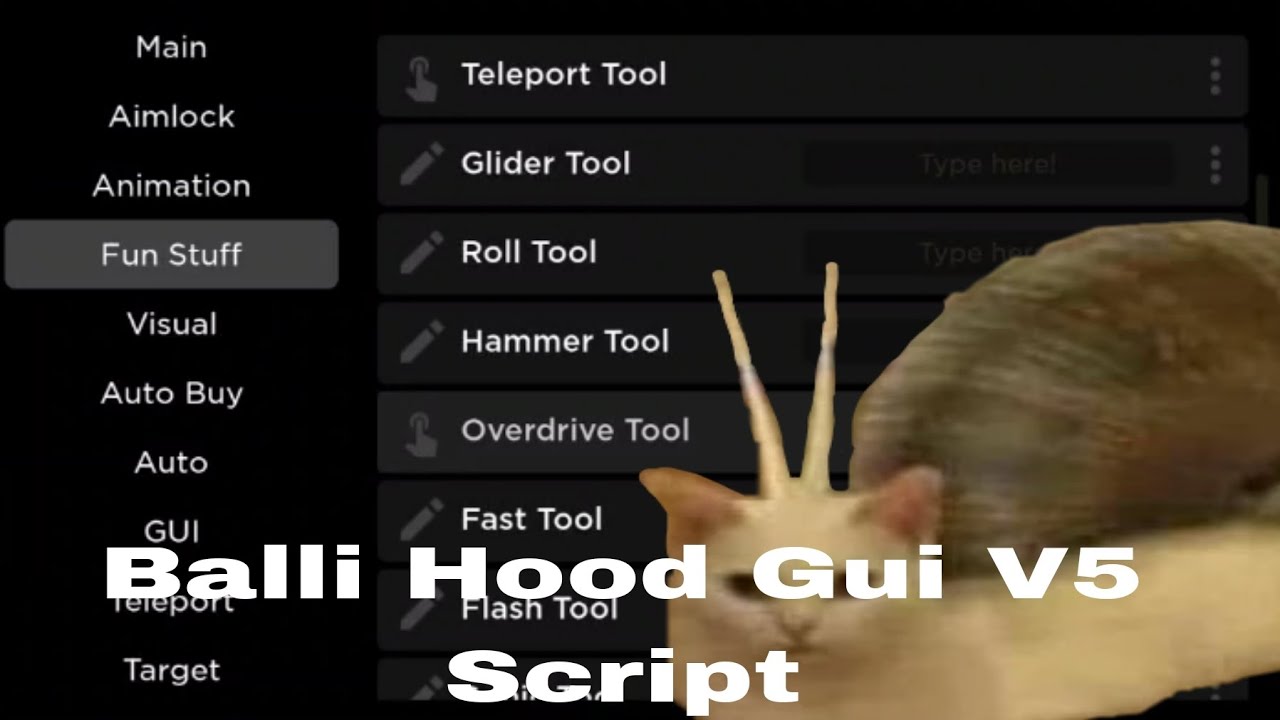*FE* Balli Hood Gui V5 New Link Roblox Da Hood Script Hack | Fluxus ...