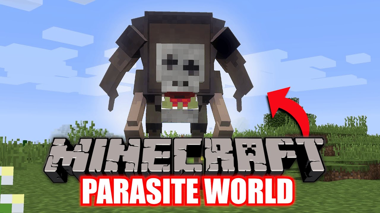 I tried beating Minecraft in a PARASITE WORLD... - YouTube