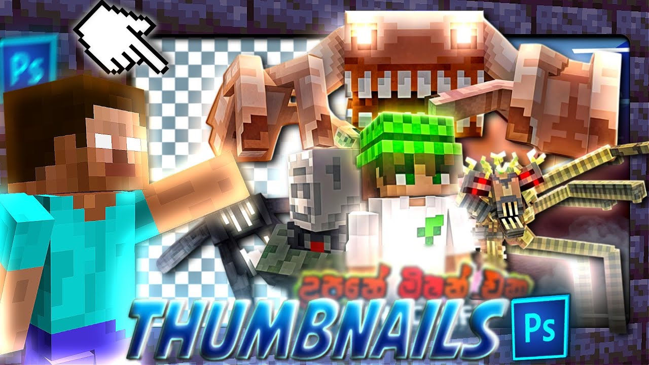 How to Design Minecraft Thumbnails 🤗 That Get Clicks (Free Tools ...