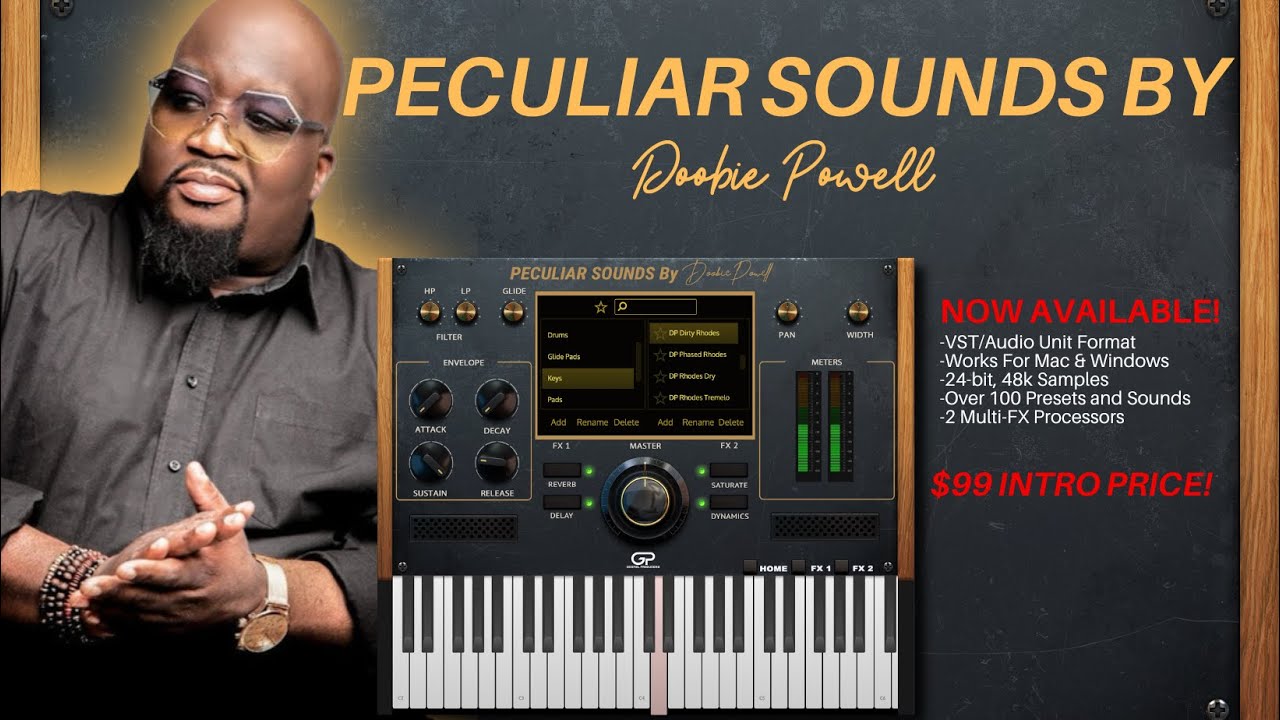 Peculiar Sounds By Doobie Powell Live Plugin Review! - YouTube