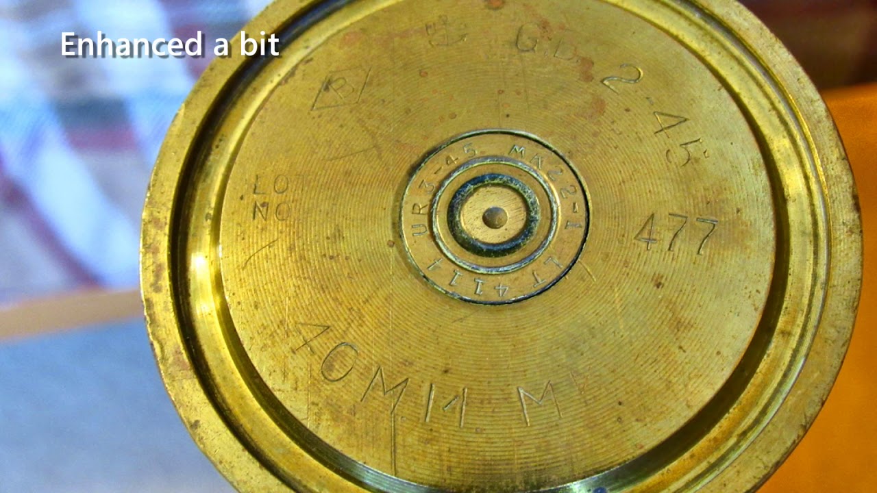 40mm WWII Brass Casings - YouTube