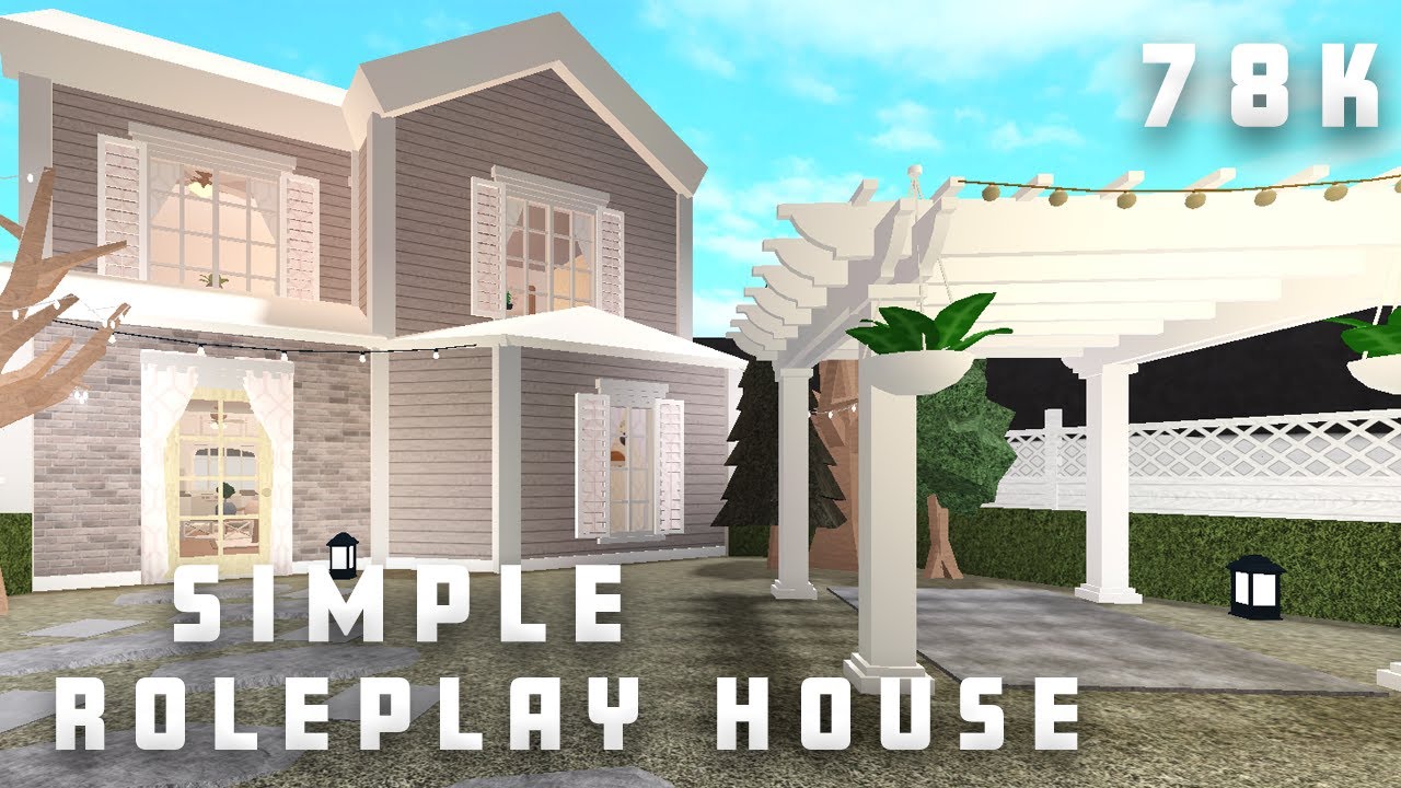 Bloxburg | Simple Roleplay house | 78k - YouTube