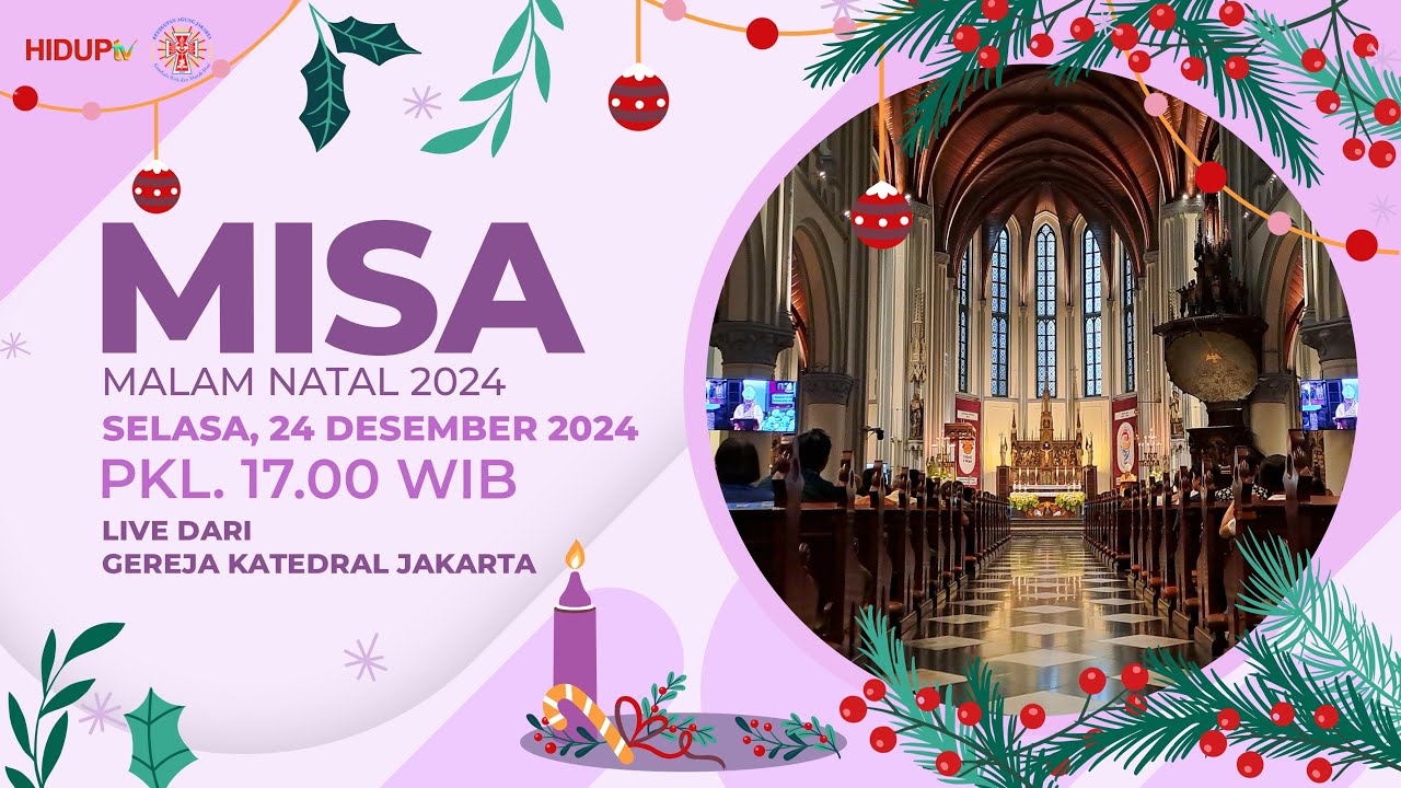 MISA MALAM NATAL, SELASA 24 DESEMBER 2024 - YouTube
