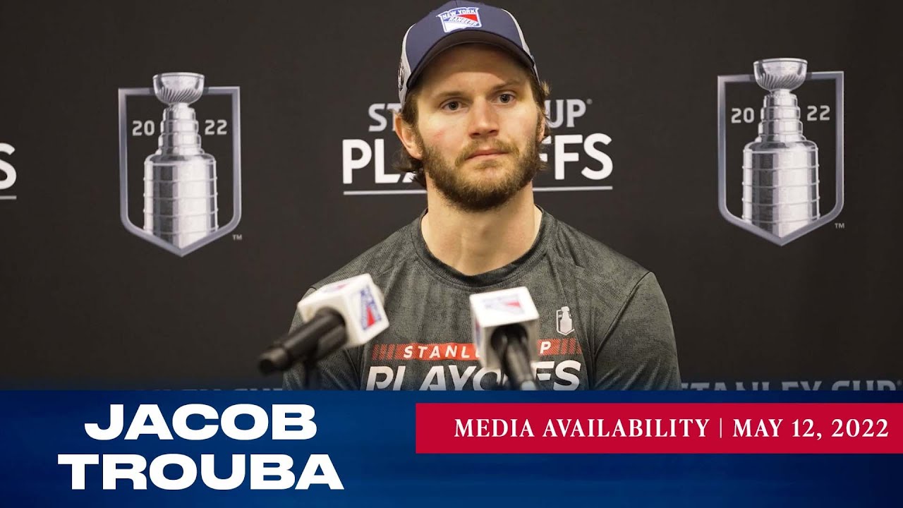 New York Rangers: Jacob Trouba Media Availability | May 12, 2022 - YouTube