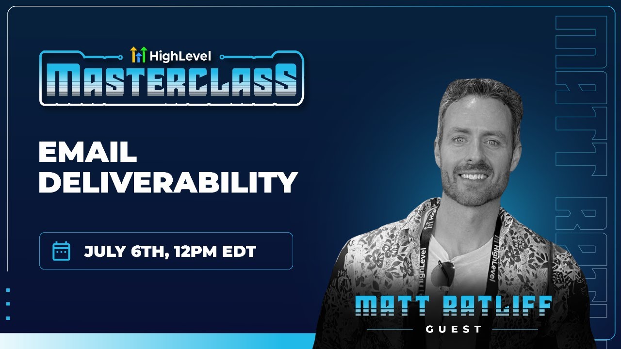 Matt Ratliff - Email Deliverability Masterclass - YouTube