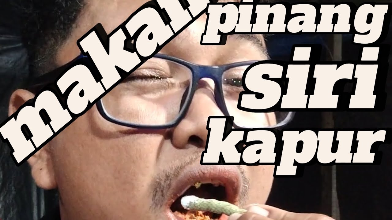 Di papua, begini cara makan pinang - YouTube