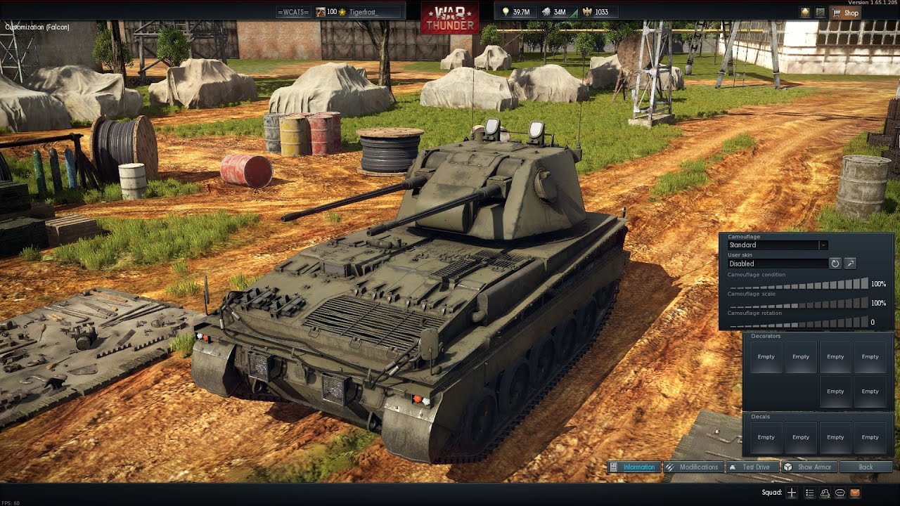 War Thunder - Finished Research On The Falcon! (British Tier V SPAA ...