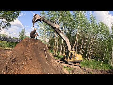 Clearing Rotten Trees, junk & mud to open up new area