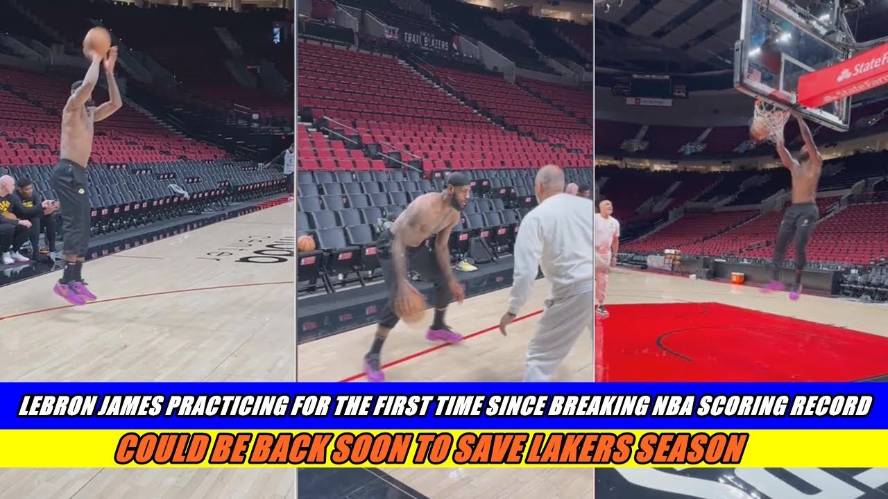 LeBron James First Practice Since Breaking NBA All Time Scoring Record ...