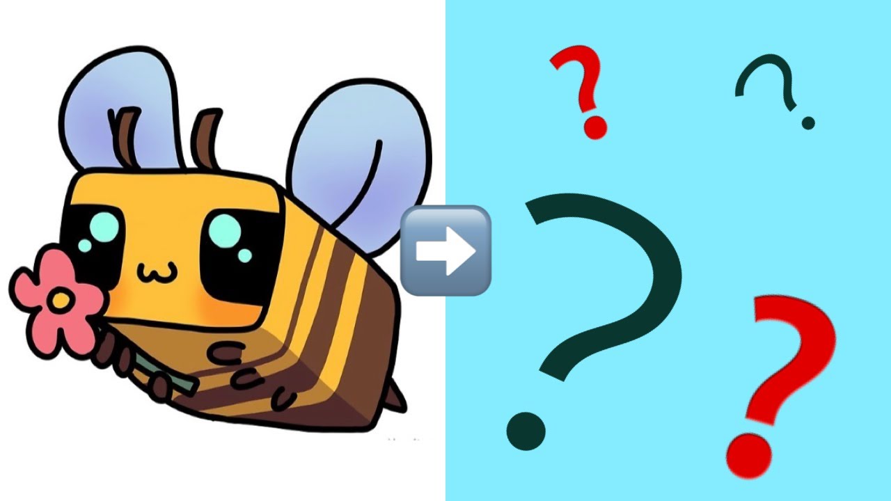 Drawing a Minecraft bee - YouTube