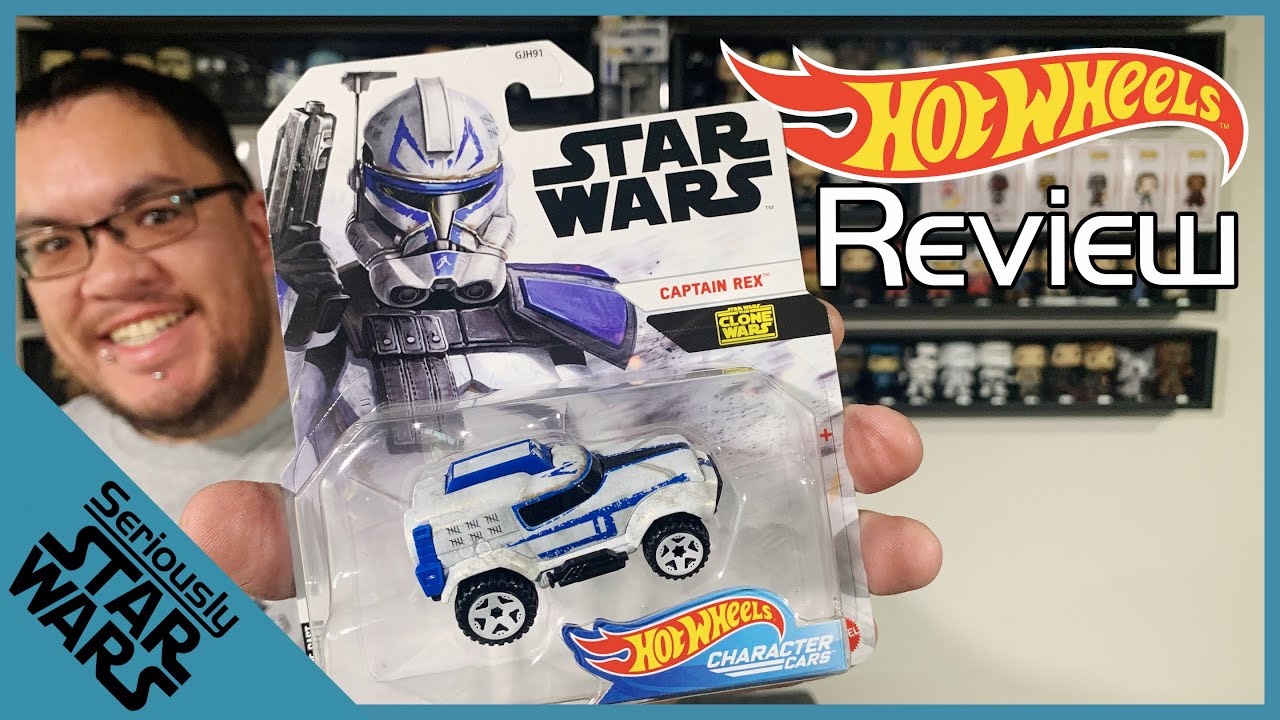 Captain Rex Star Wars Hot Wheels Character Car Review - YouTube