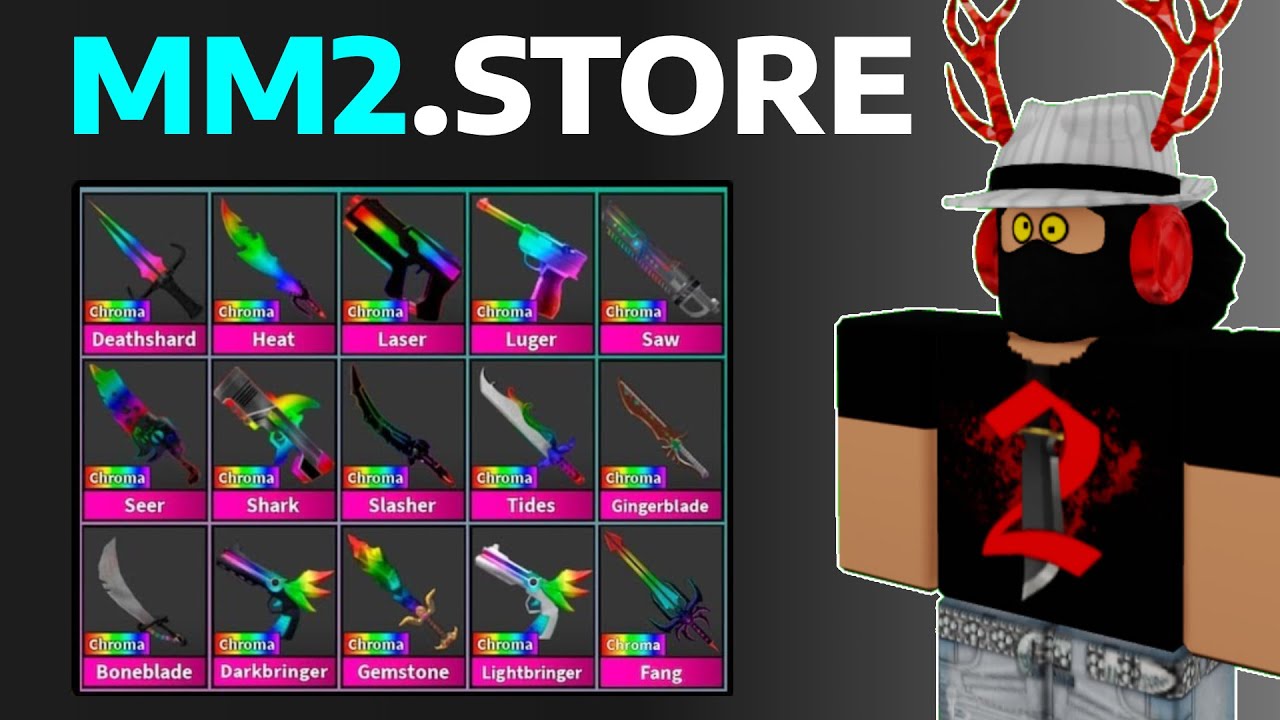 BUY CHEAP MM2 ITEMS TUTORIAL! MM2STORE.COM - YouTube