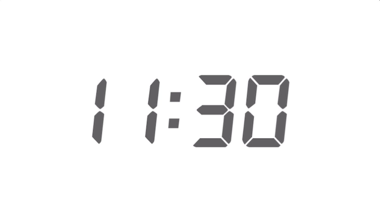 Minimal Time - 11 Minute 30 Second | Digital Time | Simple game ...