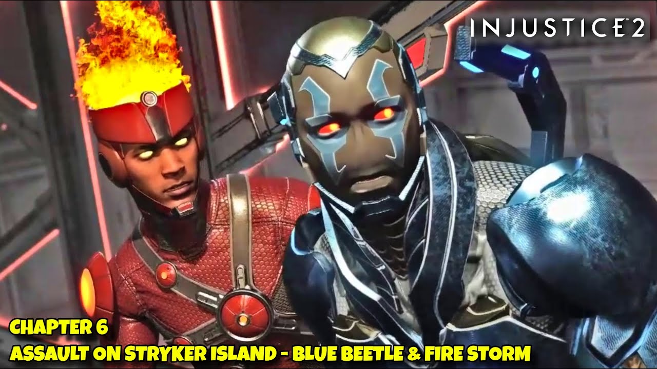 Injustice 2 - PC Gameplay | Chapter 6: Assault on Stryker Island - Blue ...