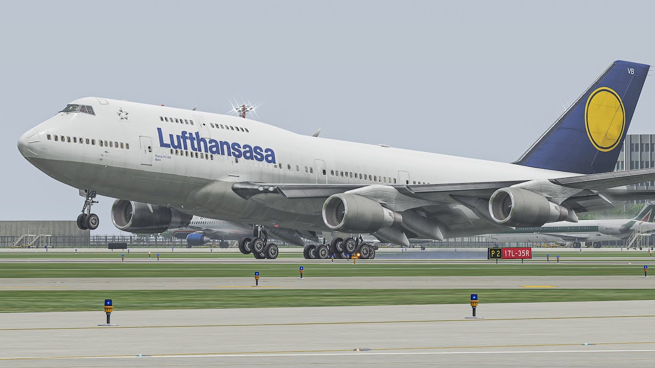 SMOOTHEST Landing Ever From Boeing 747 In Stormy Weather | X-Plane 11 ...
