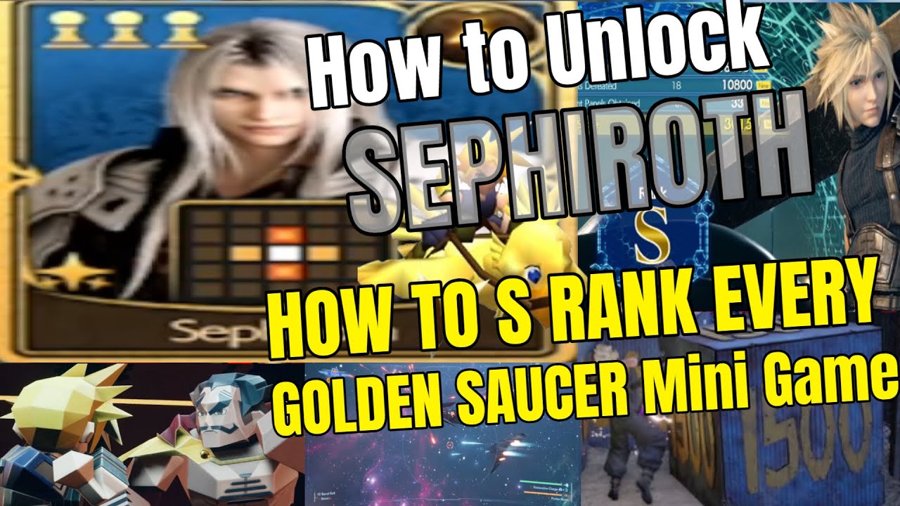 How to Beat EVERY Golden Saucer Mini Game FF7 Rebirth | S Ranking Every ...