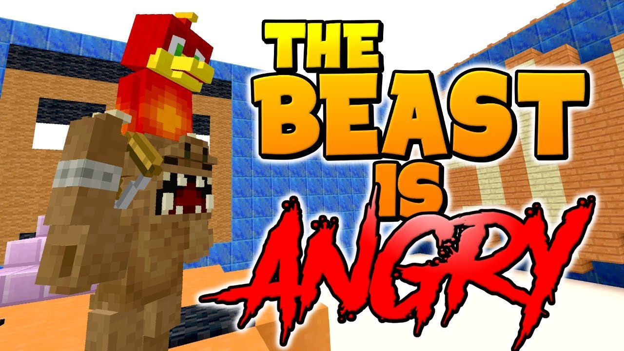 THE BEAST IS SOOO ANGRY !! - Run From the Beast // Minecraft - YouTube