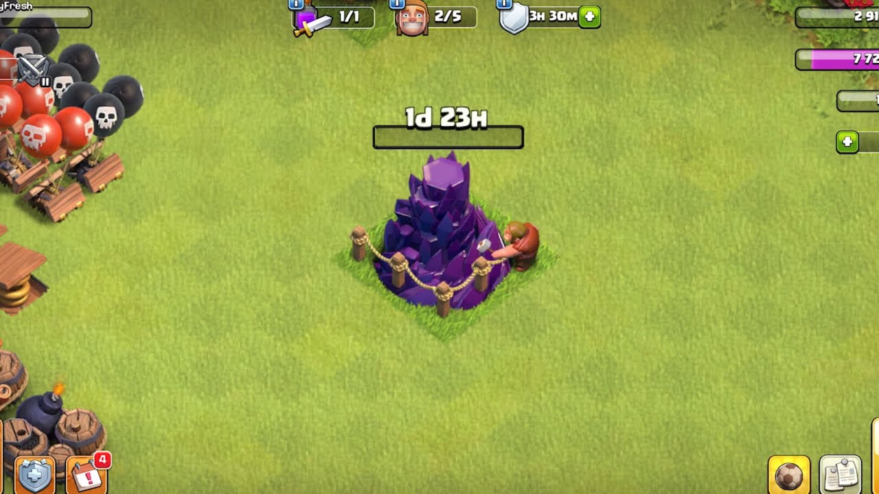 Level 8 Wizard Tower Town Hall 14 #cocupgrade - YouTube