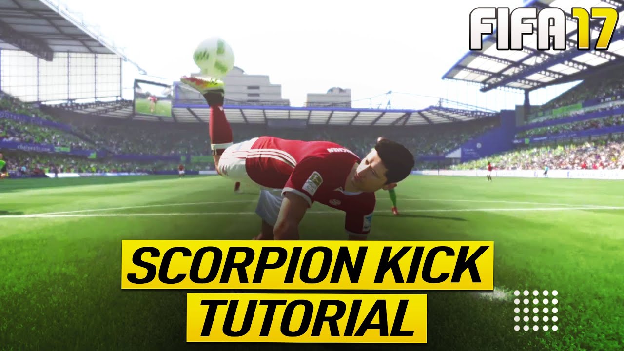 FIFA 17 SCORPION KICK TUTORIAL - THE SECRET OF HOW TO DO - HOW TO SCORE ...