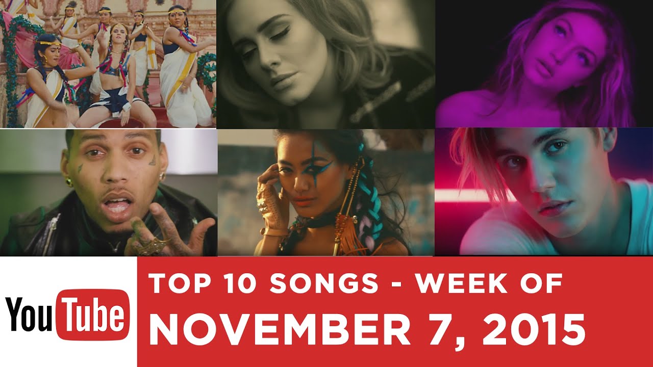 Top 10 Most Popular Songs - Week Of November 7, 2015 (YouTube) - YouTube