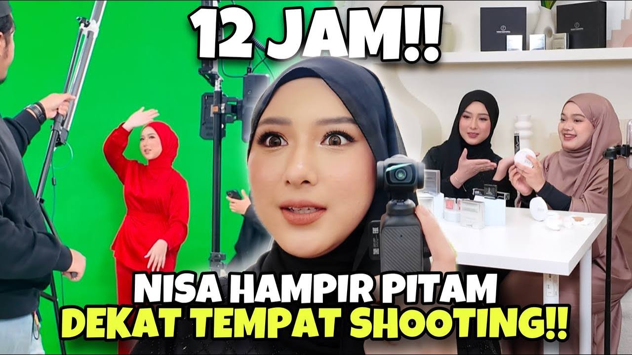 KERJA 12 JAM SAMPAI PENGSAN DI TEMPAT SHOOTING !! NISA JADI DUTA PRODUCT BARU !! - YouTube