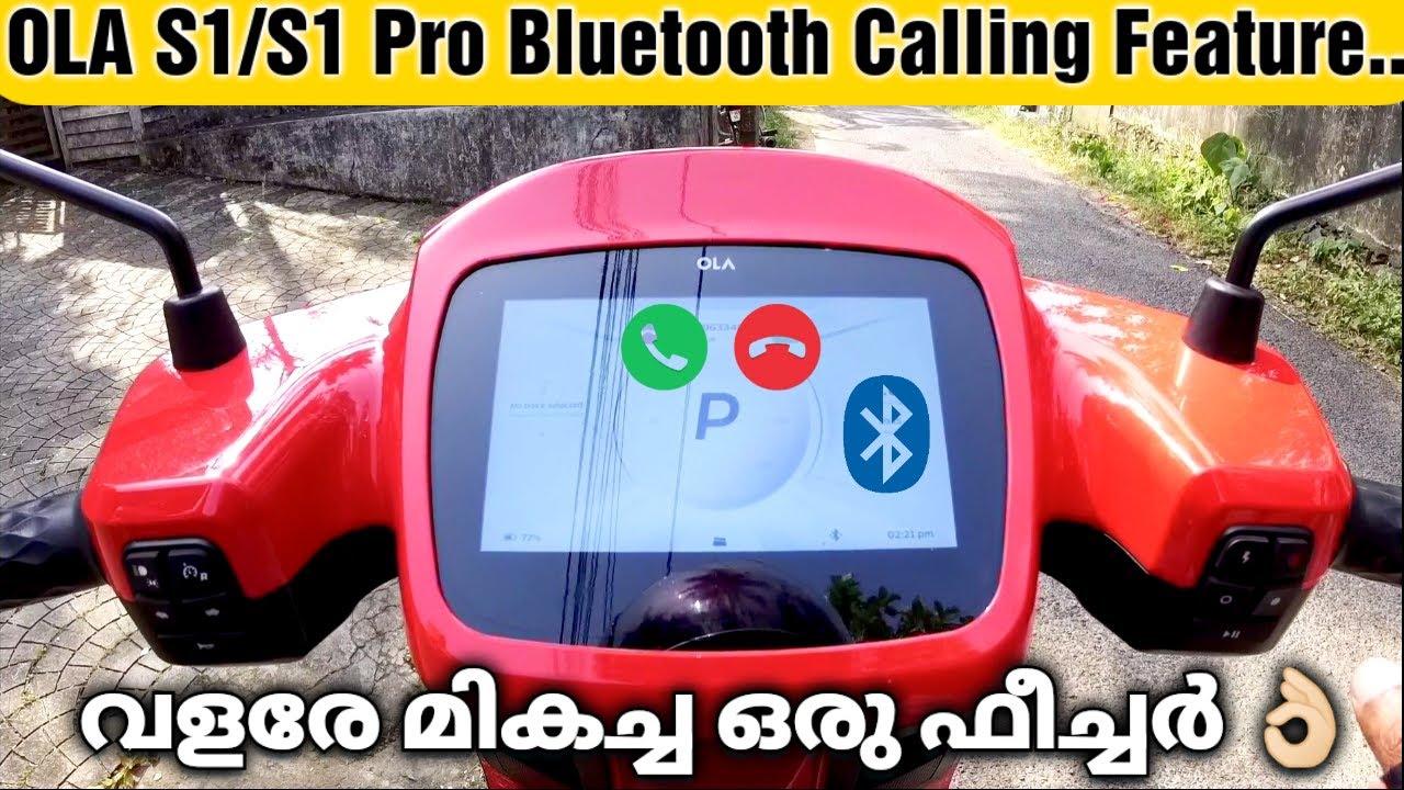 Bluetooth Calling on OLA S1/S1 Pro | A very handy feature | വളരേ നല്ല ...