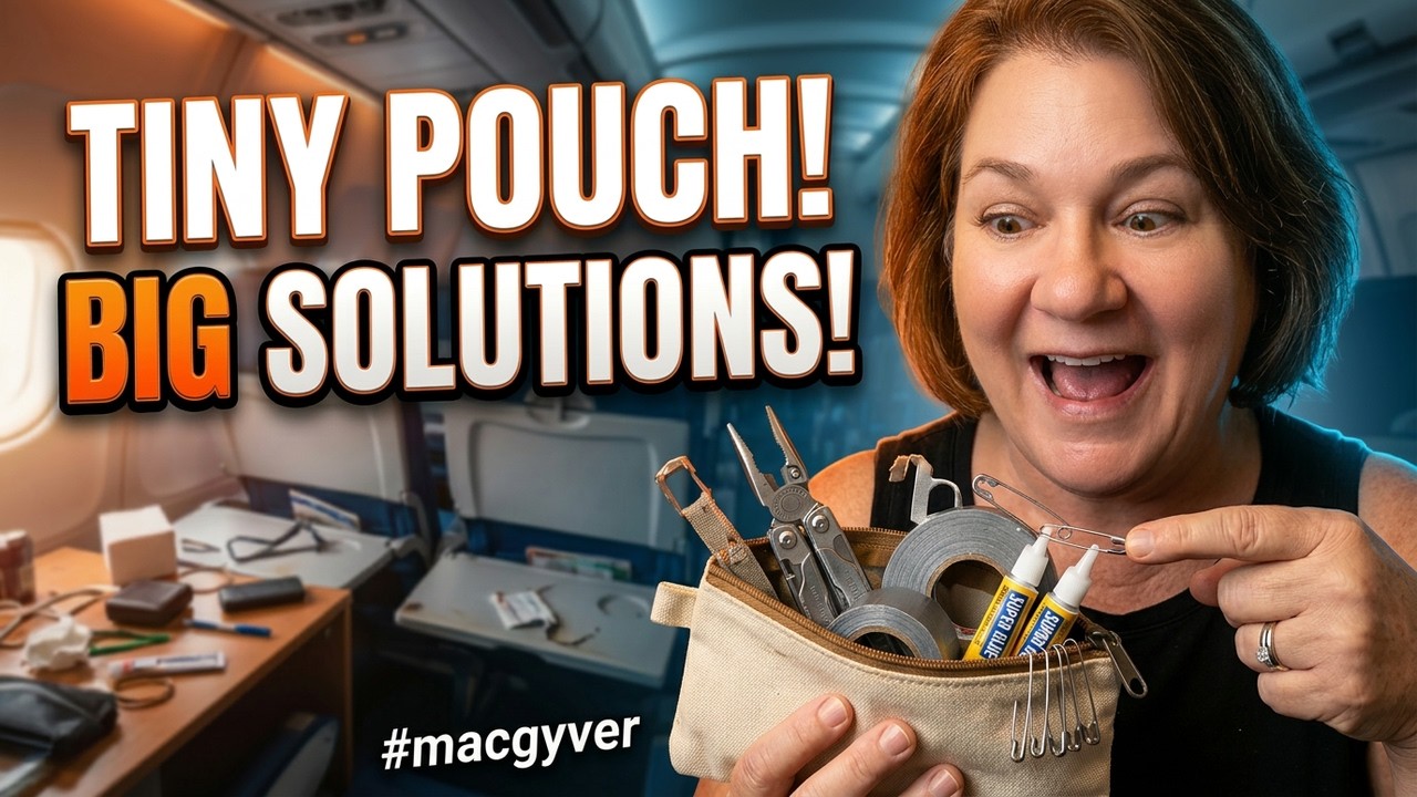 My Travel MacGyver Kit – Tiny Pouch, Big Solutions! #macgyver - YouTube