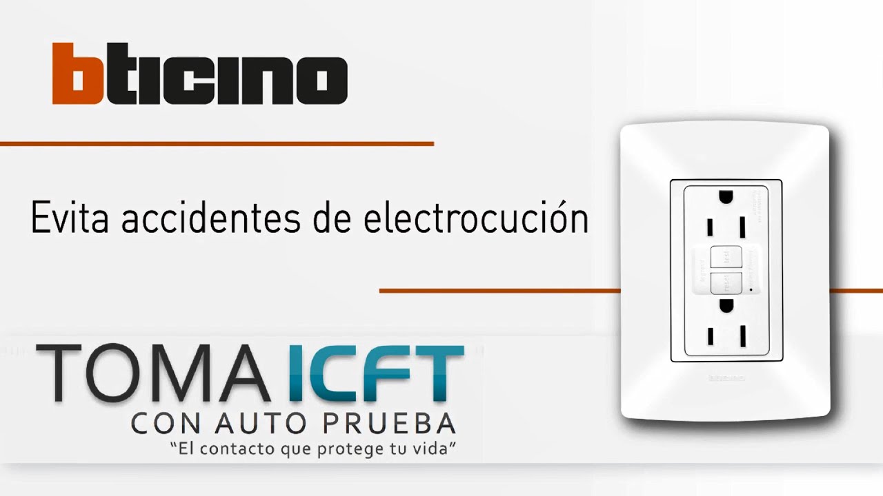 Nueva TOMA ICFT con auto prueba de BTicino - YouTube