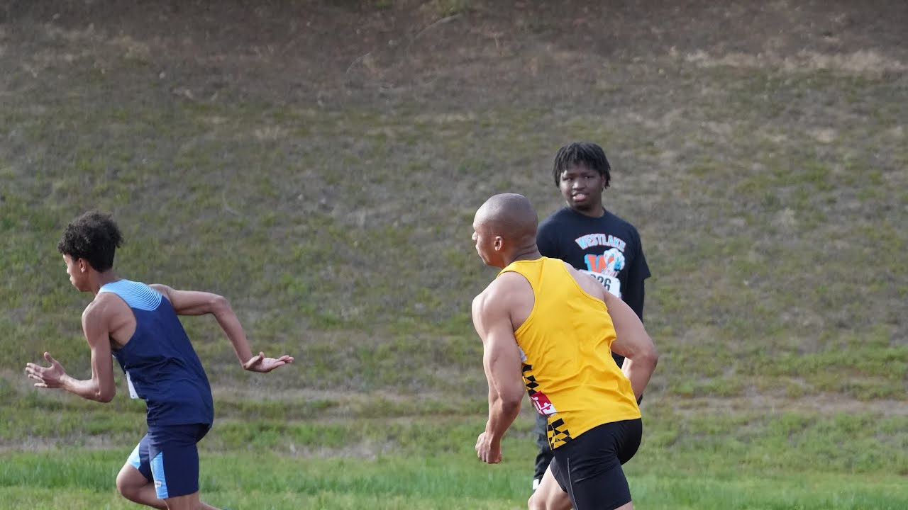 Antoine Spencer Track And Field Outdoor 400 Meter Dash - YouTube