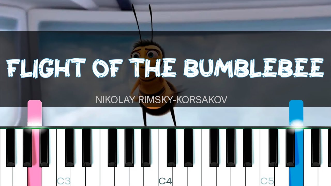 Flight of the Bumblebee [Piano Tutorial] | SHEET MUSIC + MIDI 🔥 - YouTube
