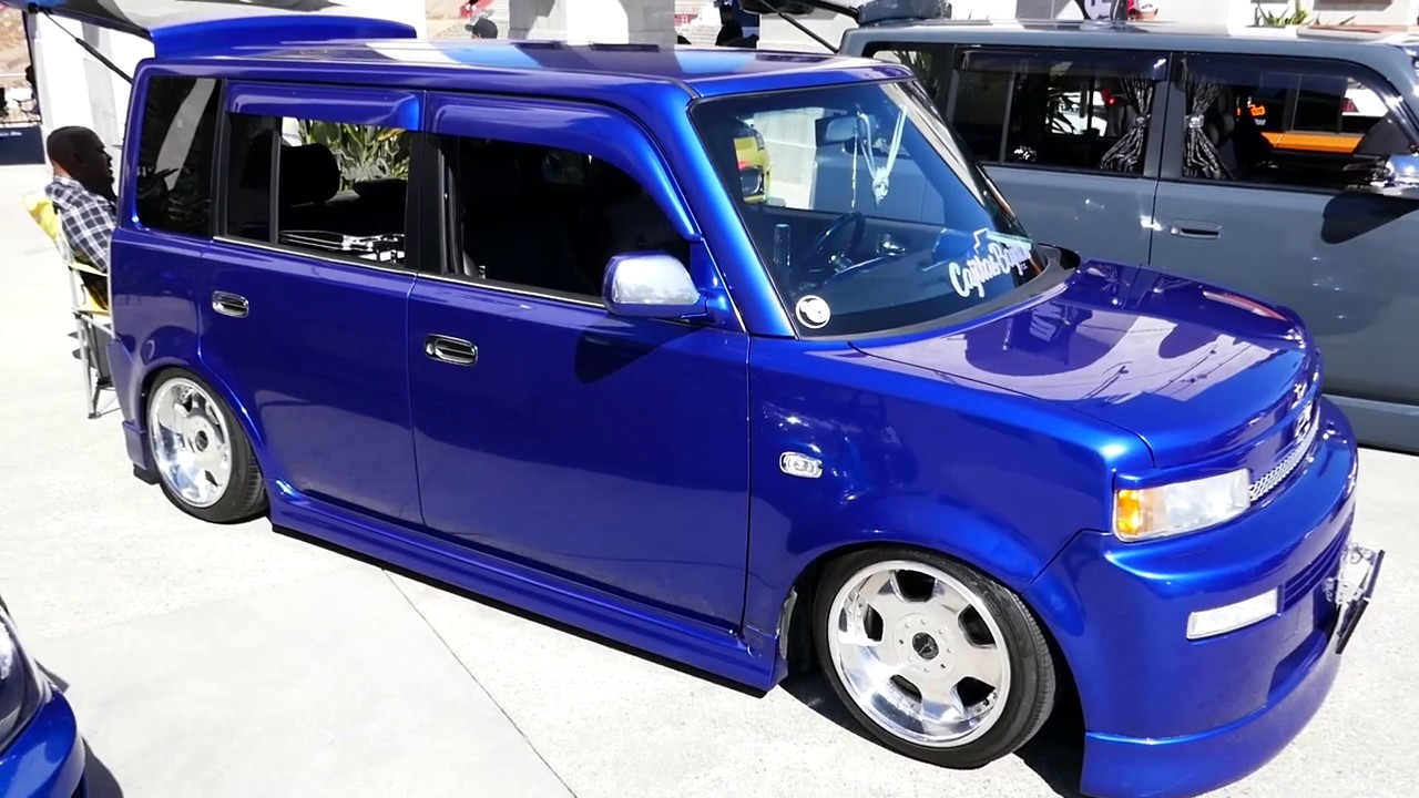 Custom Lowered Blue Scion xB - 2019 HIN LA - Hot Import Nights, Los ...