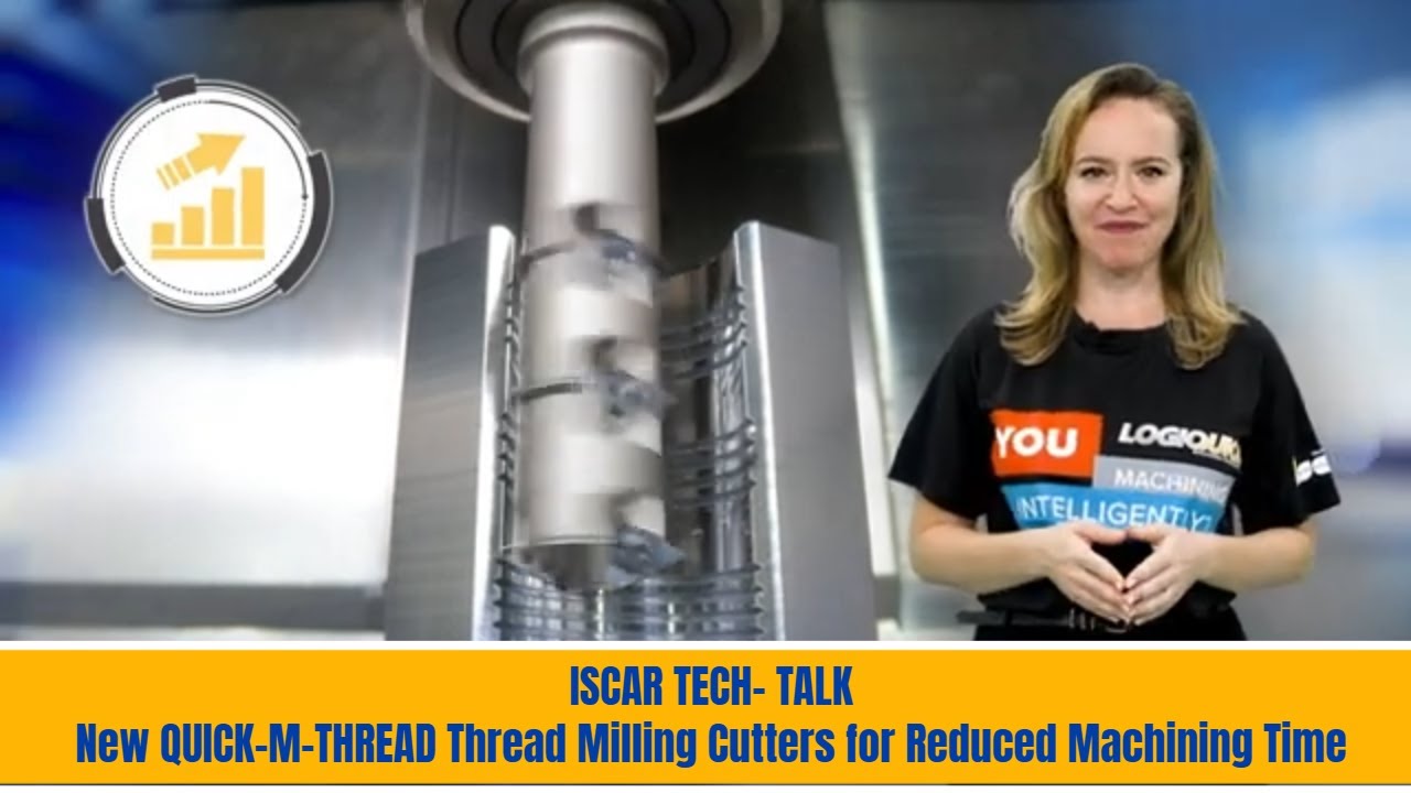 ISCAR TECH- TALK - ISCAR's New QUICK-M-THREAD Thread Milling Cutters for Reduced Machining Time ...