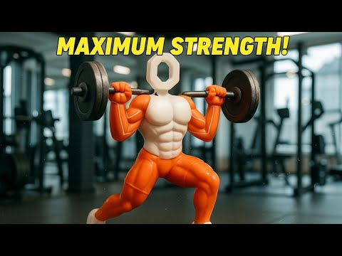 How I Built a Muscle Doll That Actually Lifts! 💪 | 3-Minute DIY ...