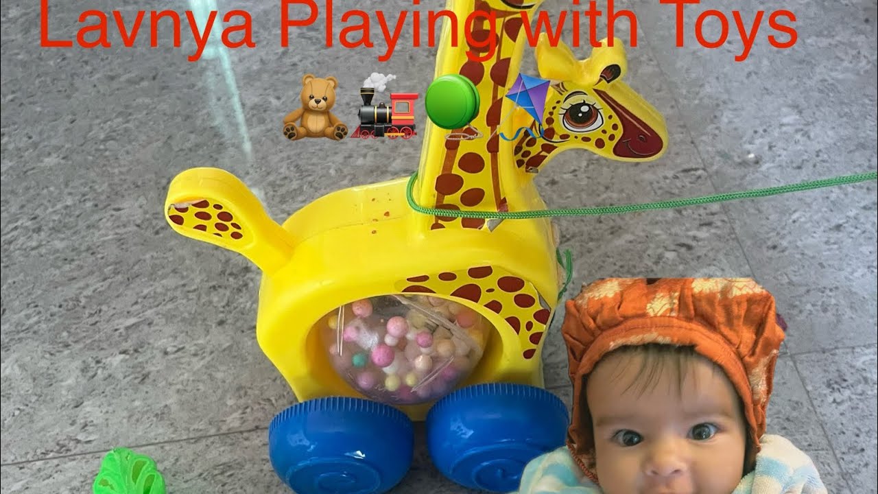 Lavnya playing with toys l #blogger #dailyvlog #kidstoys - YouTube