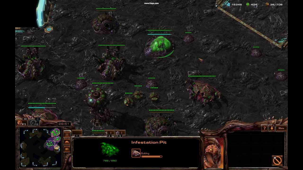 Starcraft 2 HotS Zerg infestation pit mutation sound - YouTube