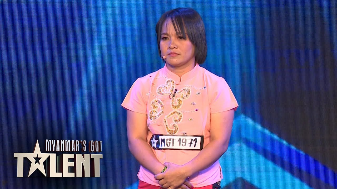 Thu Thu Aung: Auditions | Myanmar's Got Talent 2018 - YouTube