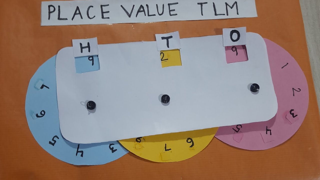 Place Value working model #Place Value TLM #maths #mathskills # Place ...