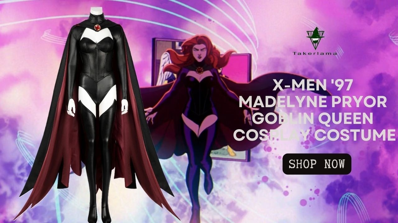 #Takerlama X-Men '97 Madelyne Pryor Goblin Queen Cosplay Costume Super ...