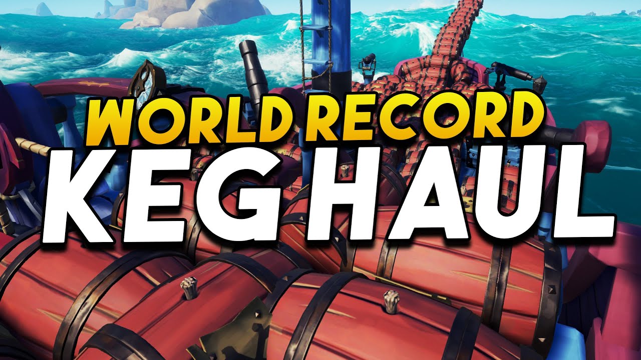 World Record Gunpowder Keg Haul // Sea of Thieves - YouTube