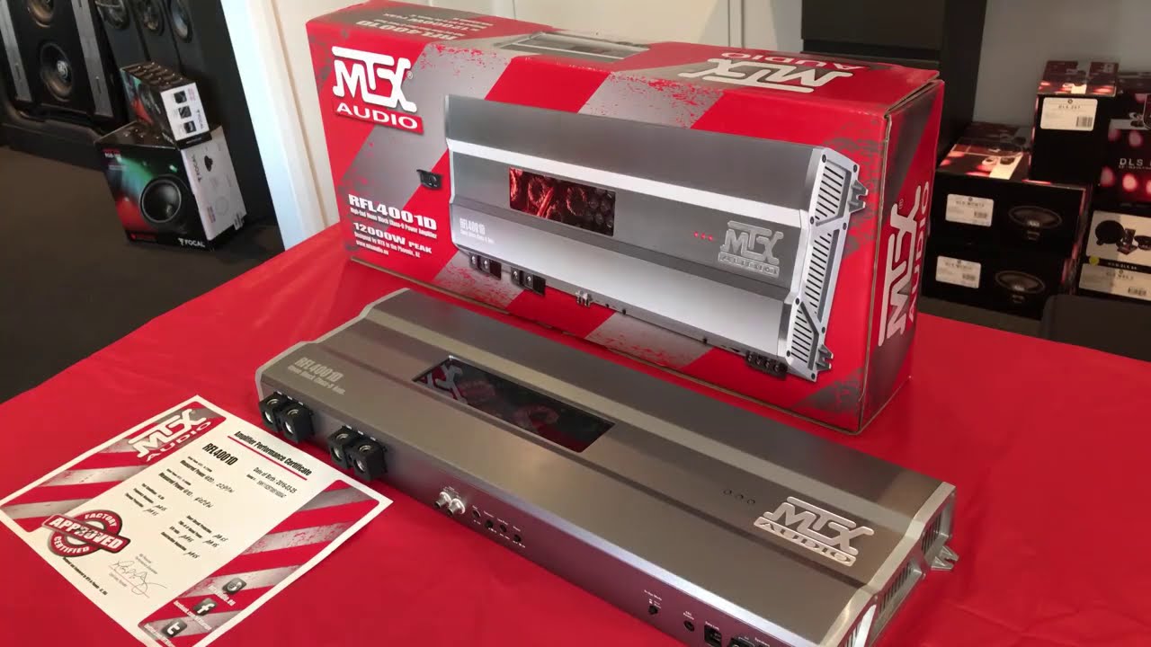 MTX Audio Monster 4000W Mono Amplifier review by AVDC - YouTube