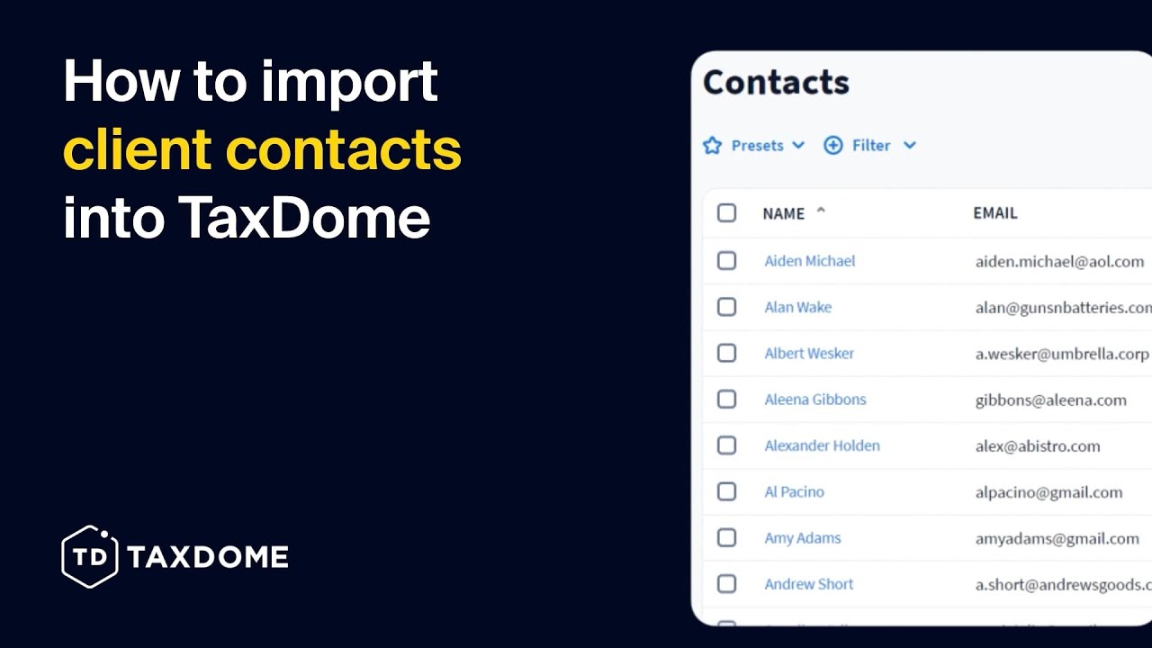 How to import client contacts - YouTube