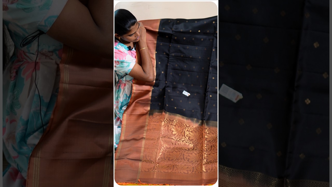 Premium Handloom Silk Saree and Eye Catching Black Combo Price ₹7k DM9943399929 #softsilk # ...