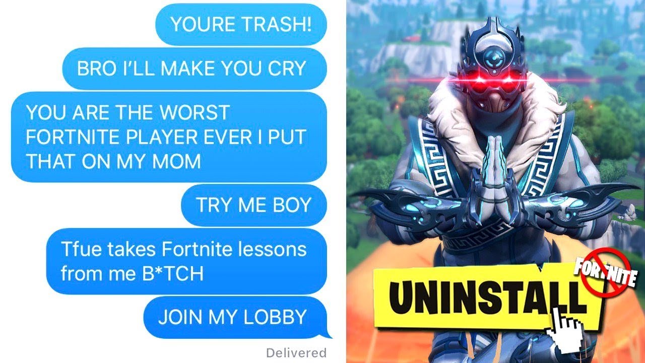 *CRINGE* KID MAKES ME UNINSTALL FORTNITE AFTER THIS GAME! IM DONE ...