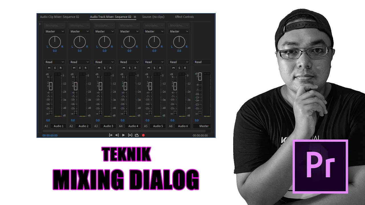Teknik Mixing Dialog Di Adobe Premiere Pro - YouTube