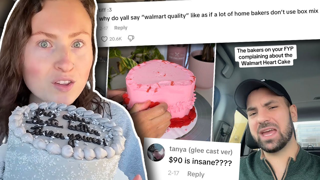 Tik Tok bakers CRASHING OUT about Walmart cake… - YouTube