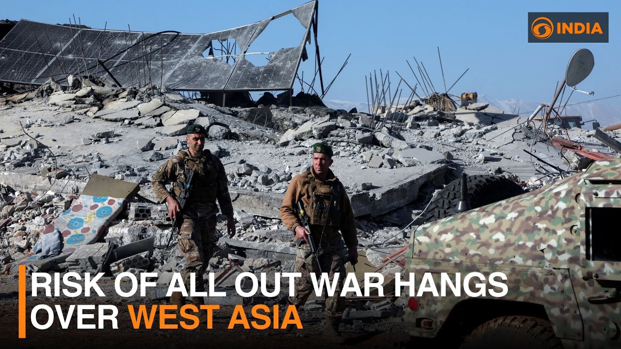Risk of all out war hangs over West Asia and more | DD India Live - YouTube