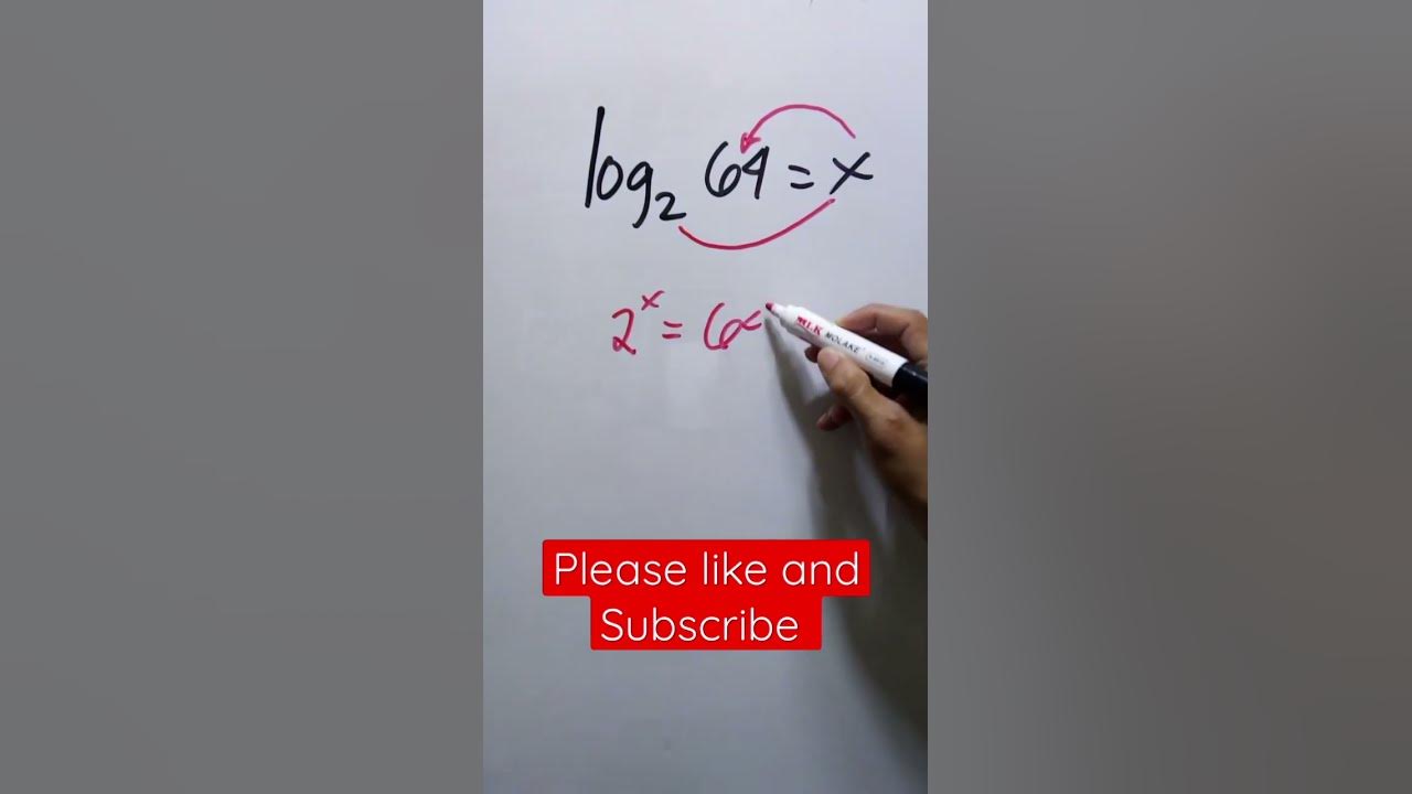Converting From Logarithmic to Exponential form #shorts#maths# ...