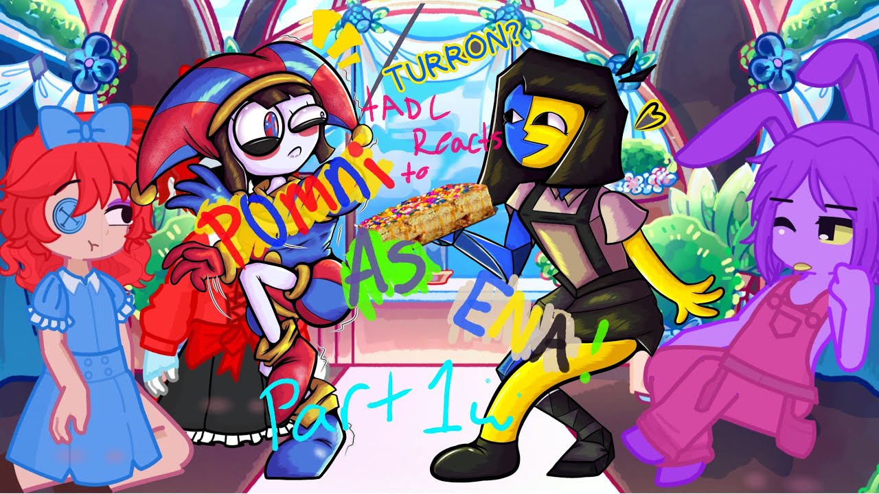 Tadc reacts to Pomni as ENA! | the amazing digital circus Gacha 🎪💻 ...